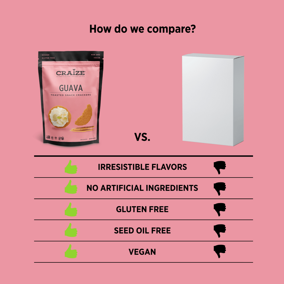 Craize Snacks | Guava Cracker Crisps